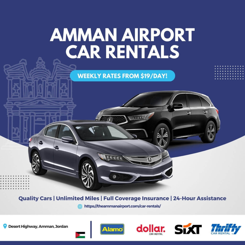 Amman Airport Car Rentals | Rentals starting at $19/day!
